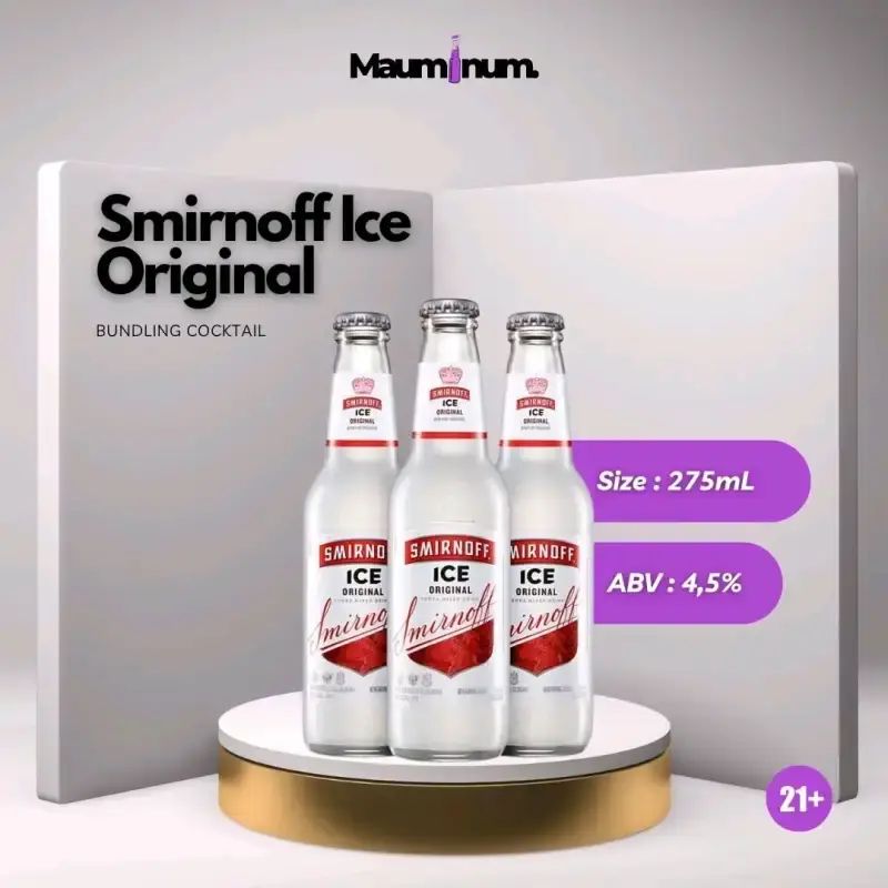 Promo Smirnoff Ice Original [ Bundling 3 Btl ] - 275ml Diskon 6% Di ...