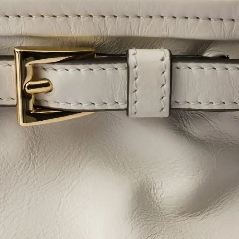 Promo Prada Bonnie Small Leather Shoulder Bag White Diskon 28% Di ...