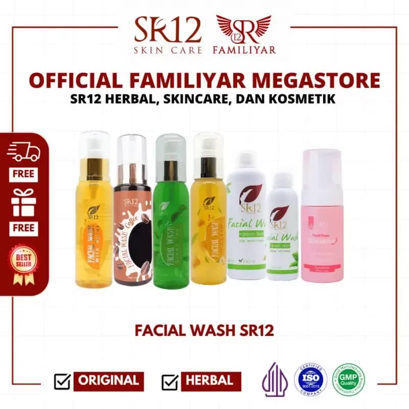 Promo Facial Wash Sr12, Sabun Muka Pria, Sabun Muka Berjerawat ...