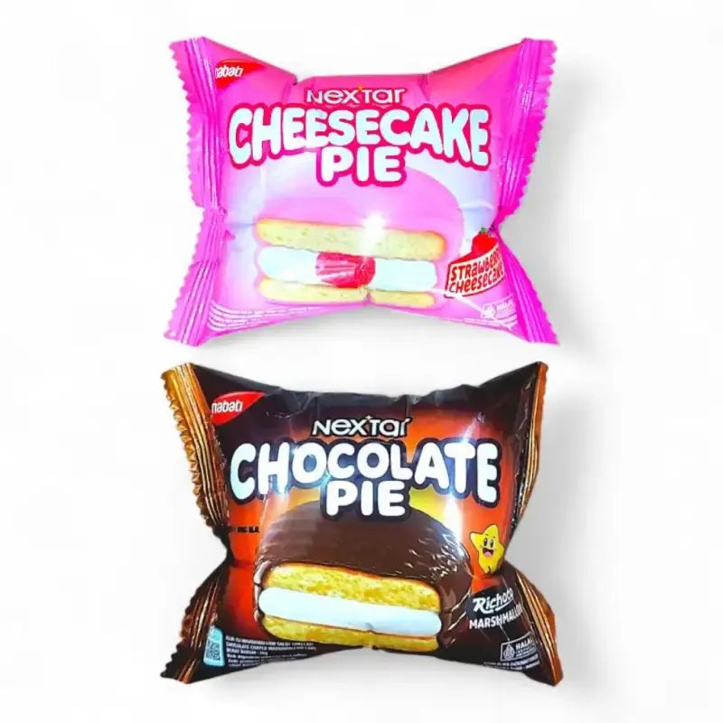 Jual Nabati Nextar Chocolate Pie / Cheesecake Pie [1 Box Isi 12 X 26g ...