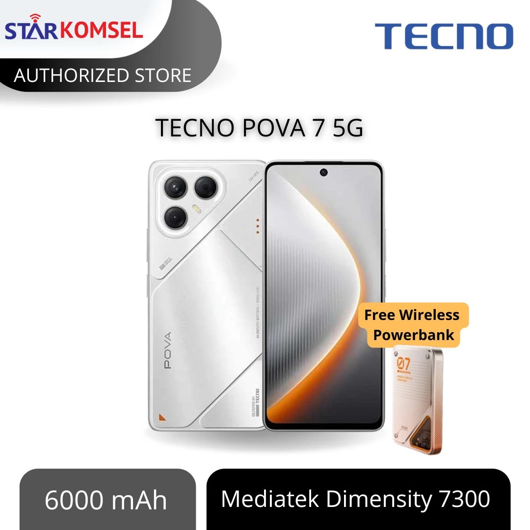 Jual Hp Tecno Pova 7 5g 8/128 | 8/256 Nfc Garansi Resmi Tecno Indonesia ...