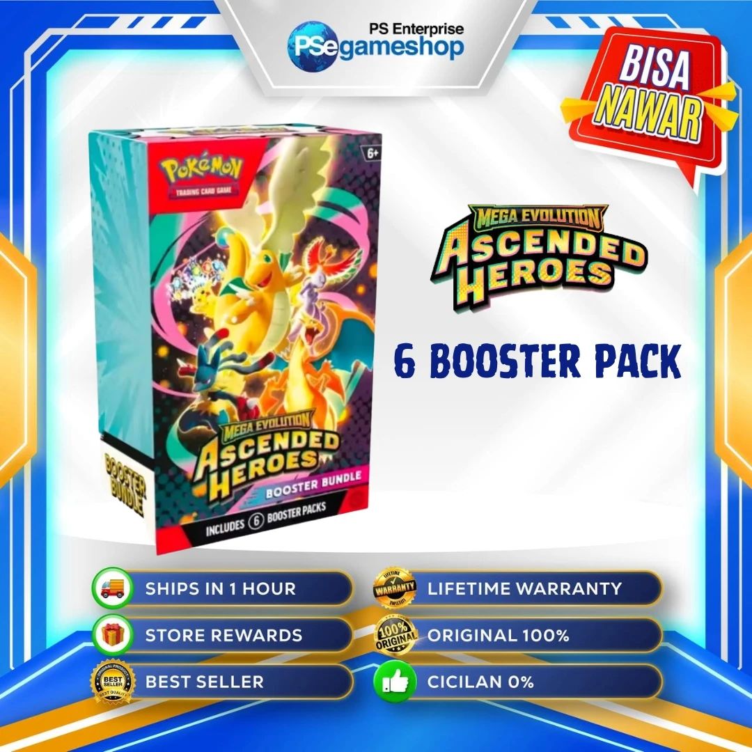 Jual Kartu Pokemon Tcg Mega Evolution Ascended Heroes (me2.5) Booster ...