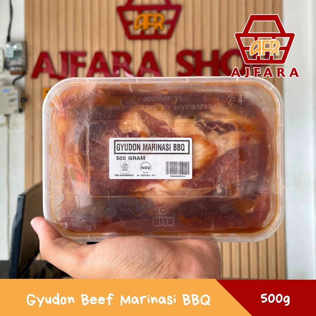 Jual Gyudon Beef Marinasi Bbq 500g Daging Sapi Iris Praktis Frozen ...