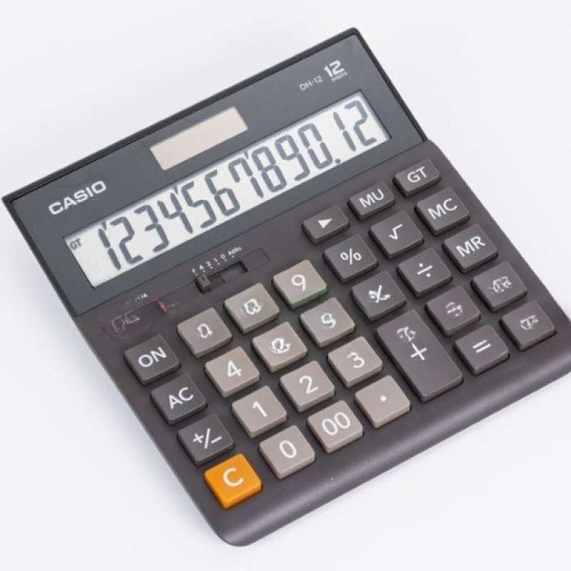 Promo Casio Dh 12 - Calculator Desktop Kalkulator Meja Kantor Office Dh ...