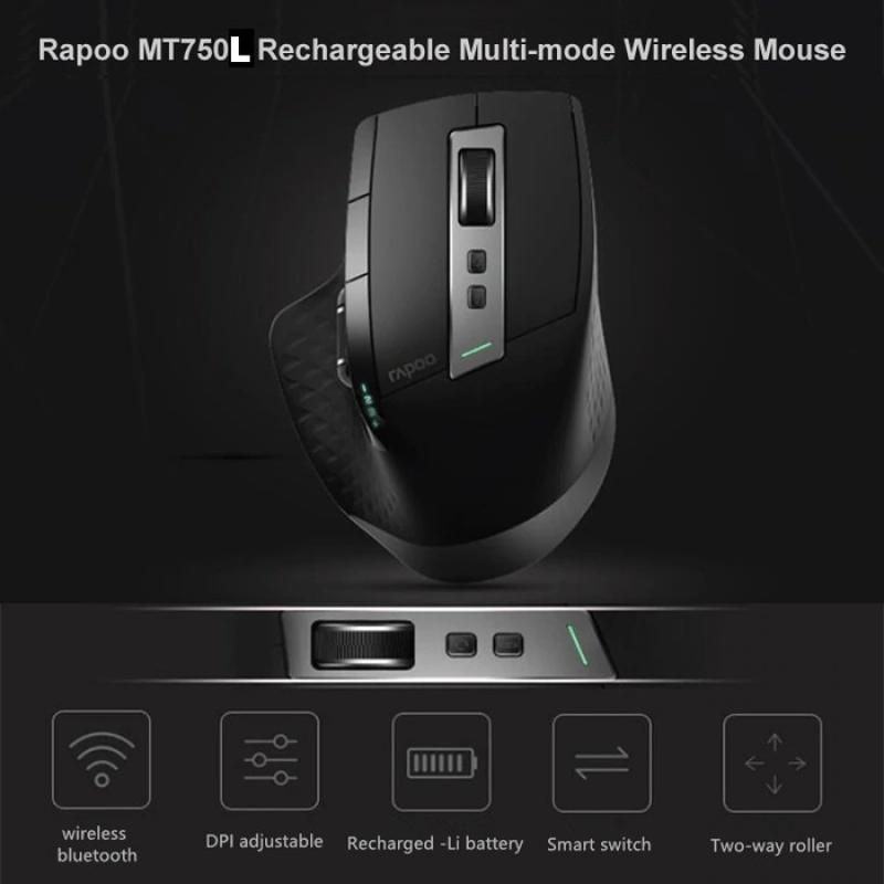 Jual Rapoo Mt750s Wireless Mouse Multi Device Logitech Mx Master Killer ...