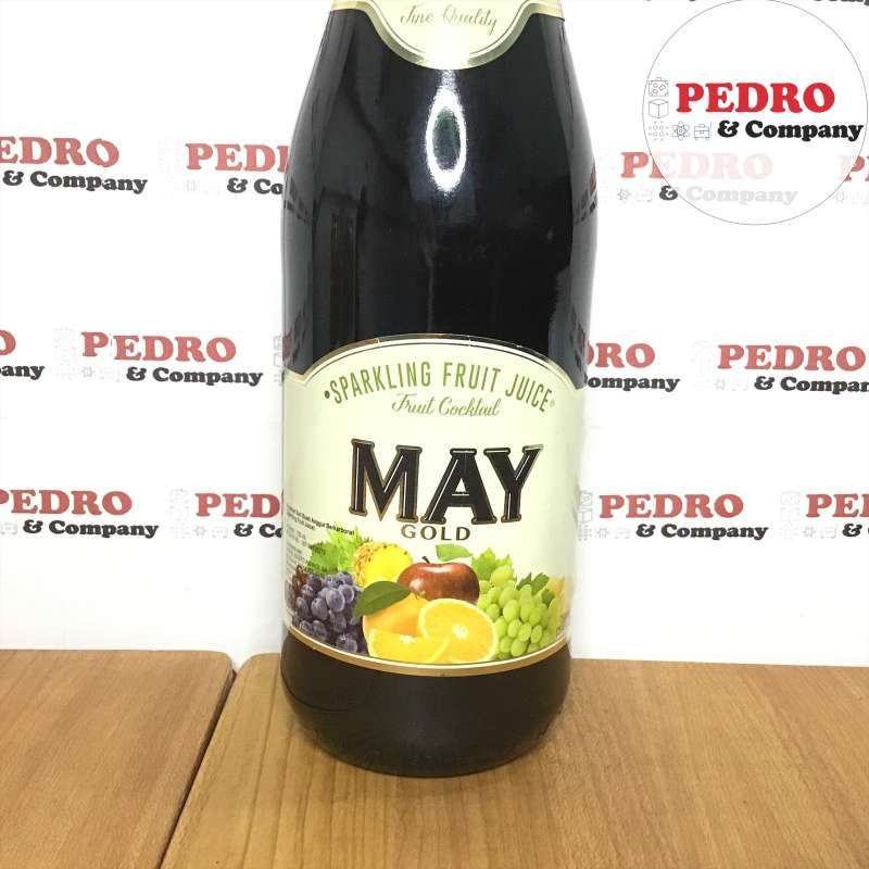 Jual May Gold Sparkling Fruit Juice Fruit Cocktail 750 Ml - Jus Buah ...