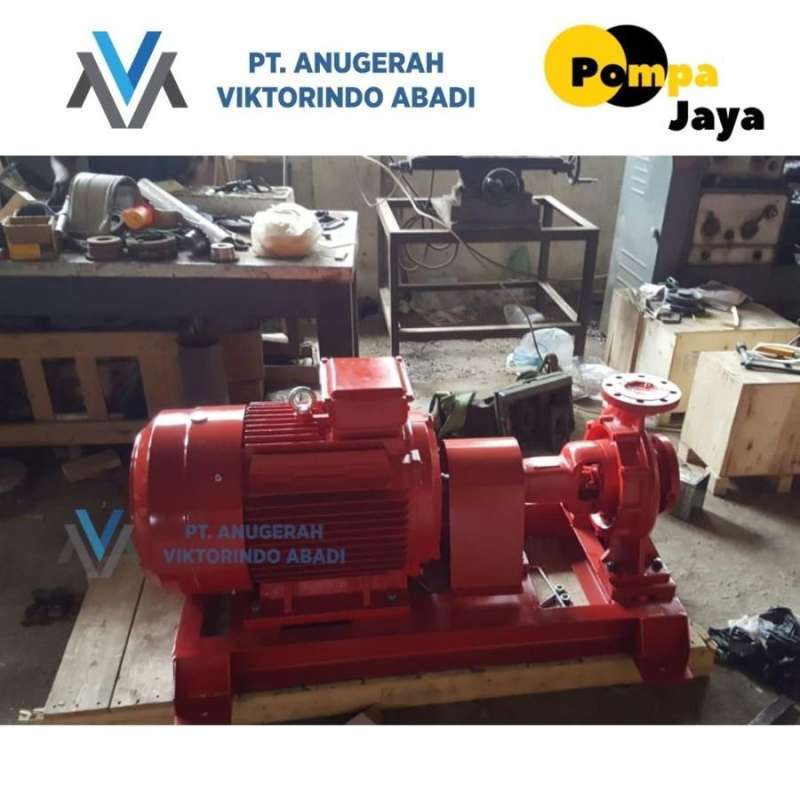 Jual Hydrant Fire Fighting Pump Electrical Motor With Panel Pompa ...