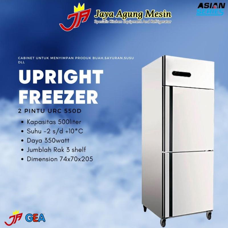 Jual Gea Upright Freezer Asian Series 2 Pintu Urf-550-2d Di Seller Jaya ...