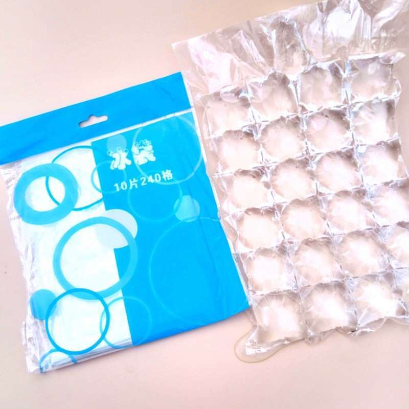 Jual Ice Cube 24 Bag - Kantong Plastik Cetakan Es Batu Disposable Murah ...