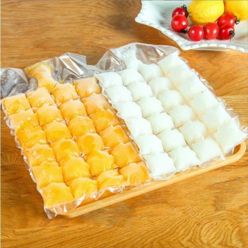 Jual Ice Cube 24 Bag - Kantong Plastik Cetakan Es Batu Disposable Murah ...