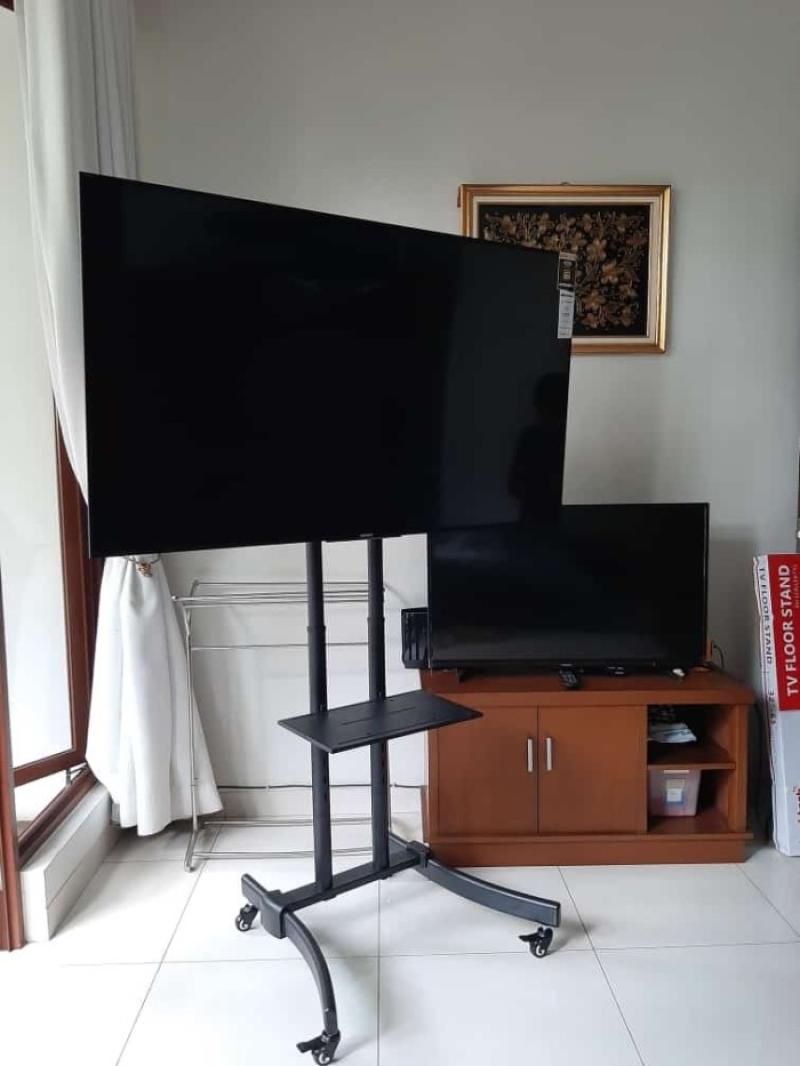 Jual Bracket Breket Brecket Tv Standing / Stand Tv Dorong 32-65 Di ...