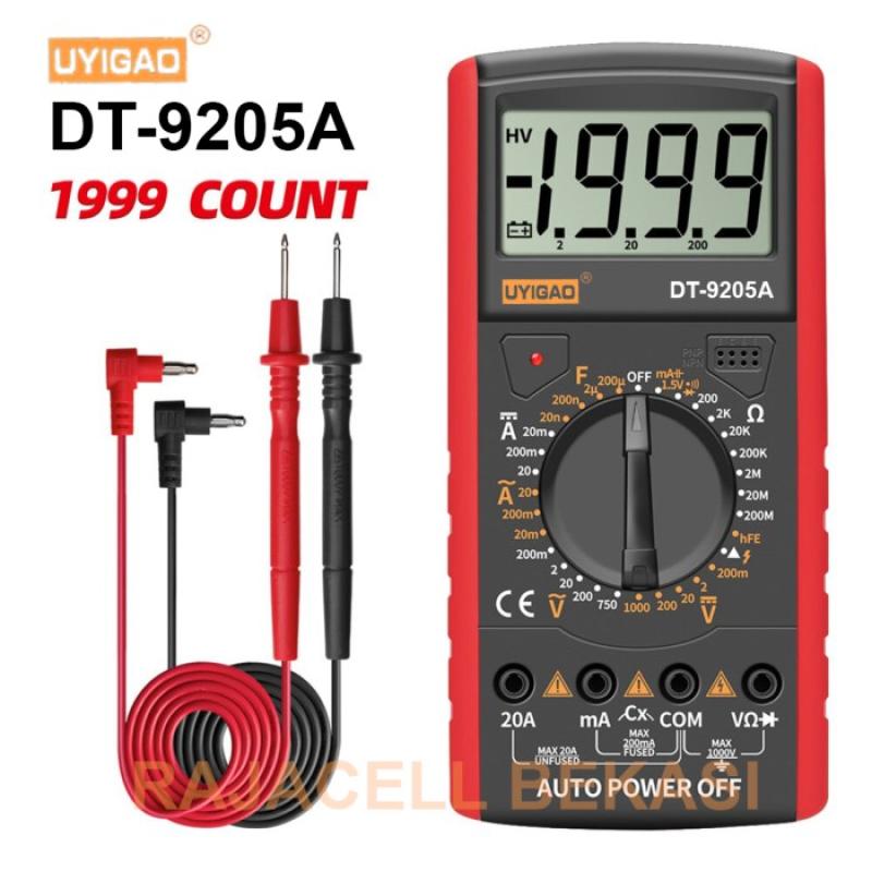 Promo Digital Multimeter Dt9205a Multitester Avo Meter Ampere Meter ...