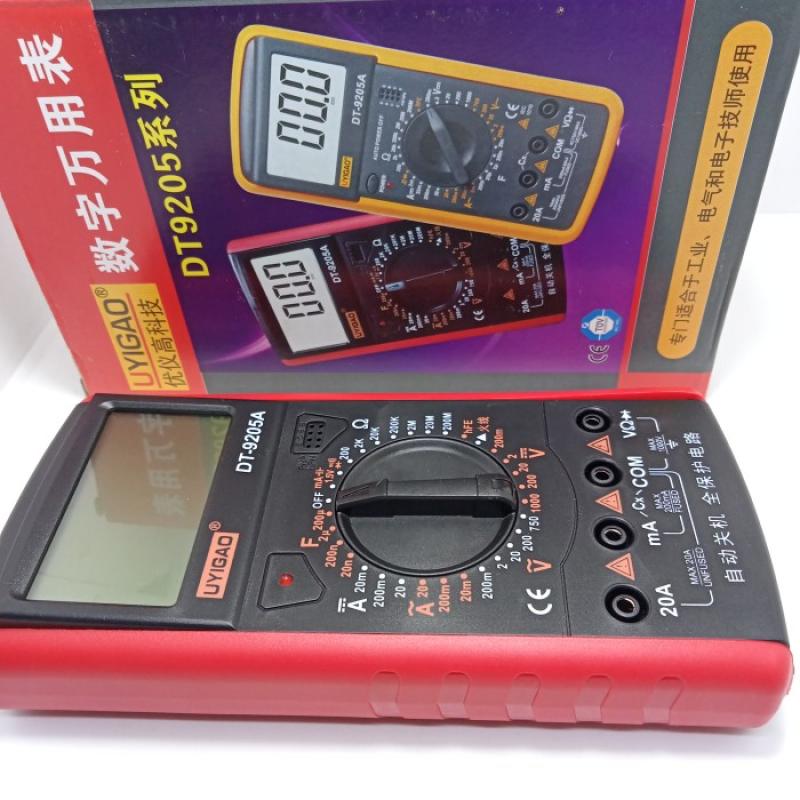 Promo Digital Multimeter Dt9205a Multitester Avo Meter Ampere Meter ...