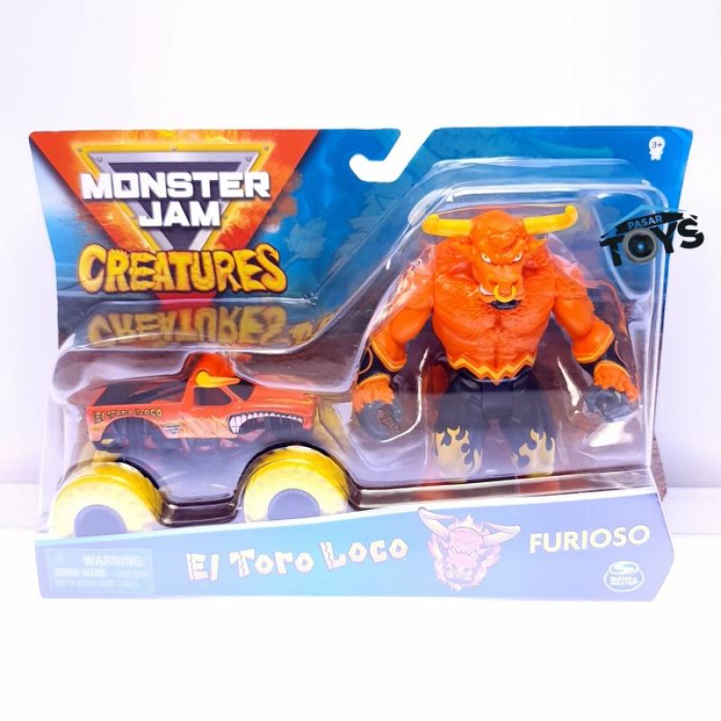 Jual Monster Jam El Toro Loco 1:64 Scale Monster Truck And Furioso ...