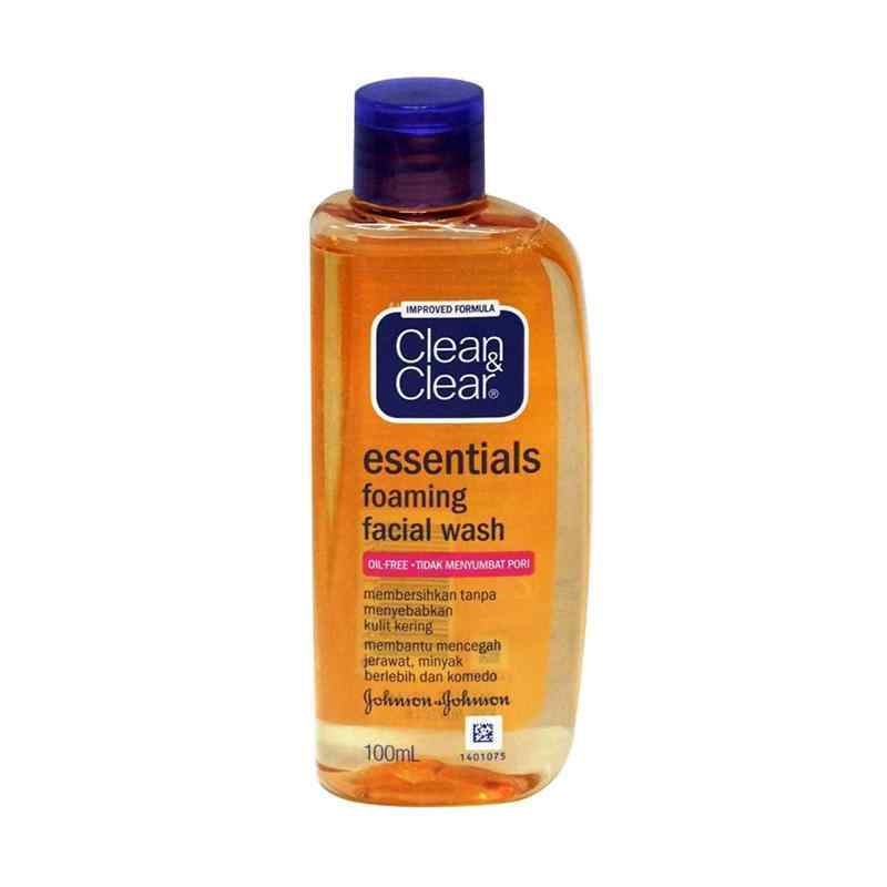 Promo CLEAN & CLEAR FOAMING FACE WASH [100 ML] Diskon 15% di Seller ...