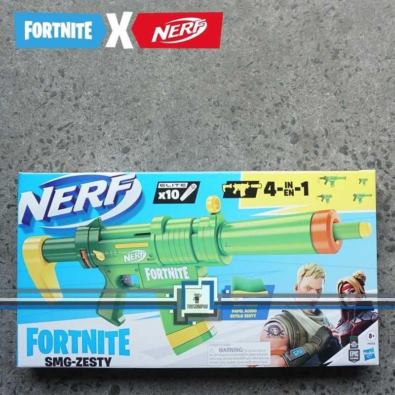 Jual Nerf Fortnite SMG Zesty Blaster Nerf Fortnite Sniper With 10 Dart ...