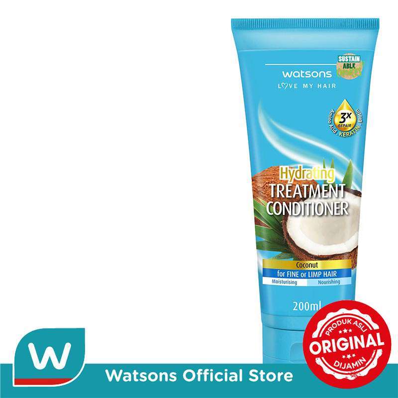 Promo Watsons Coconut Hydrating Treatment Conditioner 200ml Diskon 52% ...