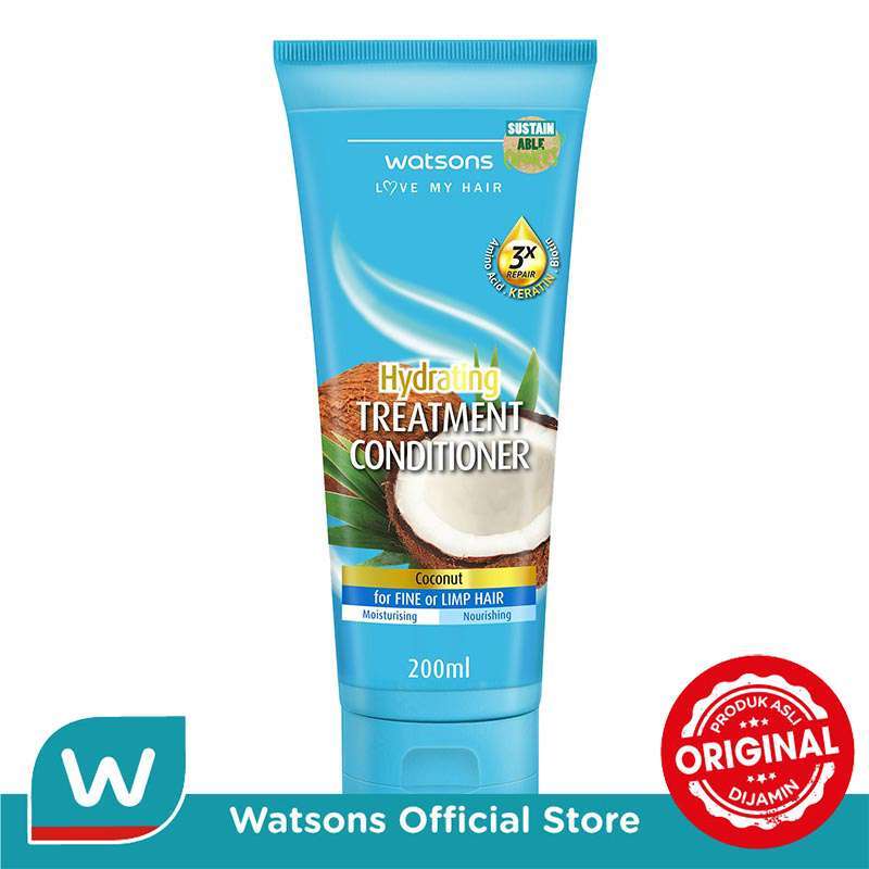Promo Watsons Coconut Hydrating Treatment Conditioner 200ml Diskon 52% ...