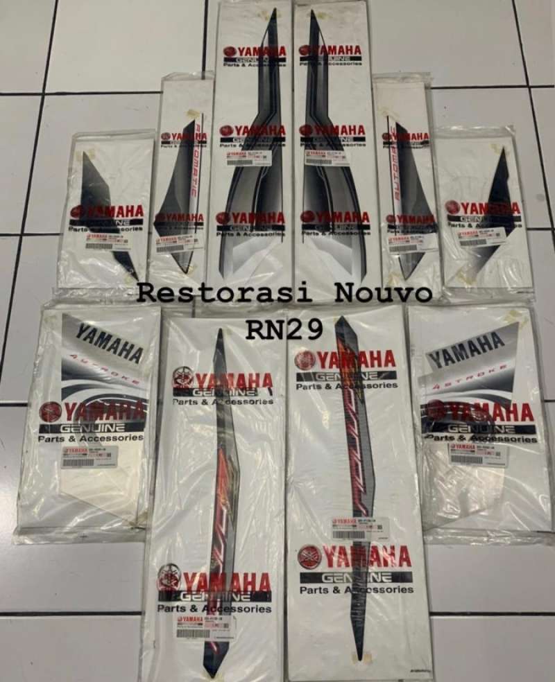 Jual Striping Nouvo Z Silver Original Yamaha Sticker Nouvo Z List ...