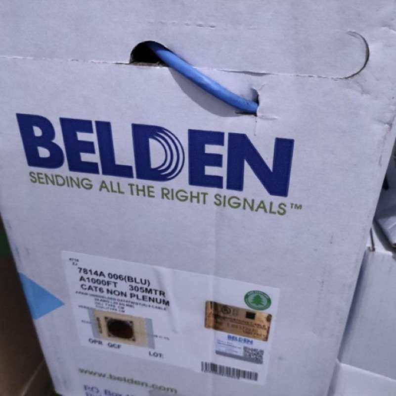 Promo Kabel Belden Cat 6 Original 305mtr Diskon 23% Di Seller Tikno Store - Kalibata, Kota ...