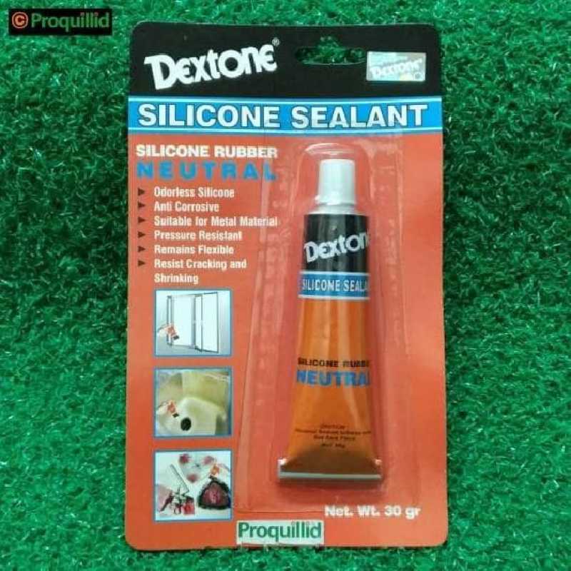 Jual Dextone Silicone Rubber Sealant-neutral-silen-lem Kaca-netral 30 ...
