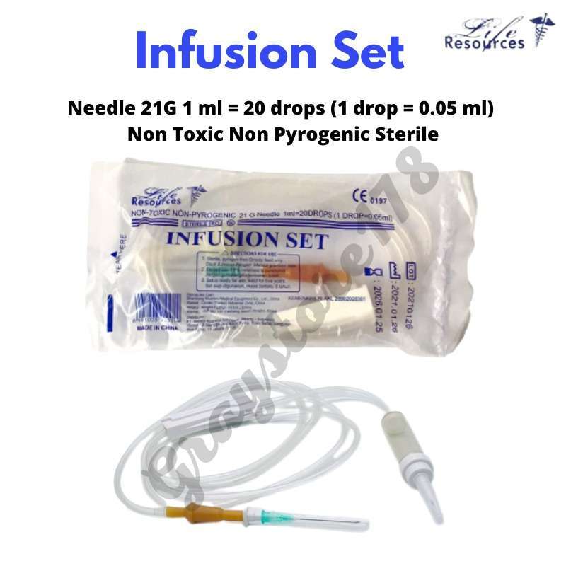 Jual Infusion Set Anak / Infus Set Anak & Dewasa / Selang Infus Anak ...