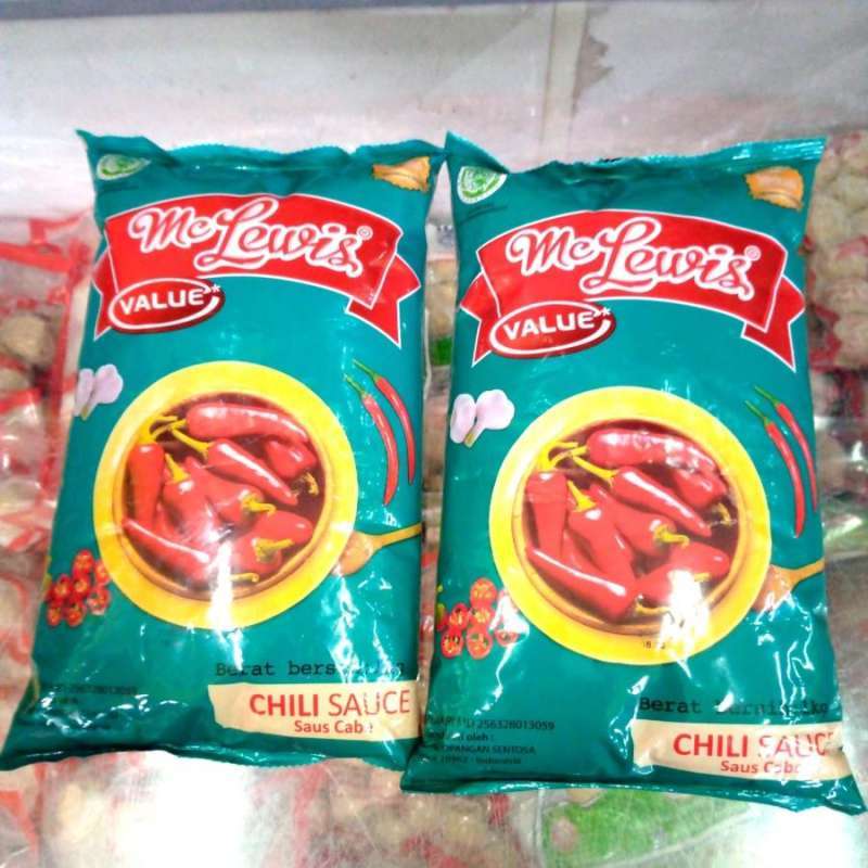Jual mc lewis saos sambal 1 kg a4 di Seller RSB Frozen Food Banjaran ...