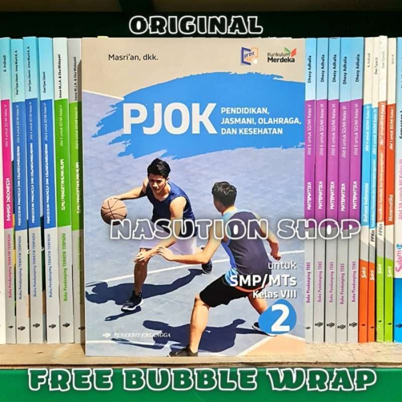 Promo Buku PJOK Kelas 2 / 8 SMP Erlangga Kurikulum Merdeka - Penjasorkes ORI - Multicolor Diskon ...