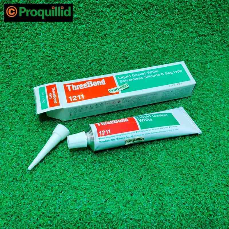 Jual Lem Threebond 1211 Rtv Silicone Liquid Gasket White 100g Sealant ...
