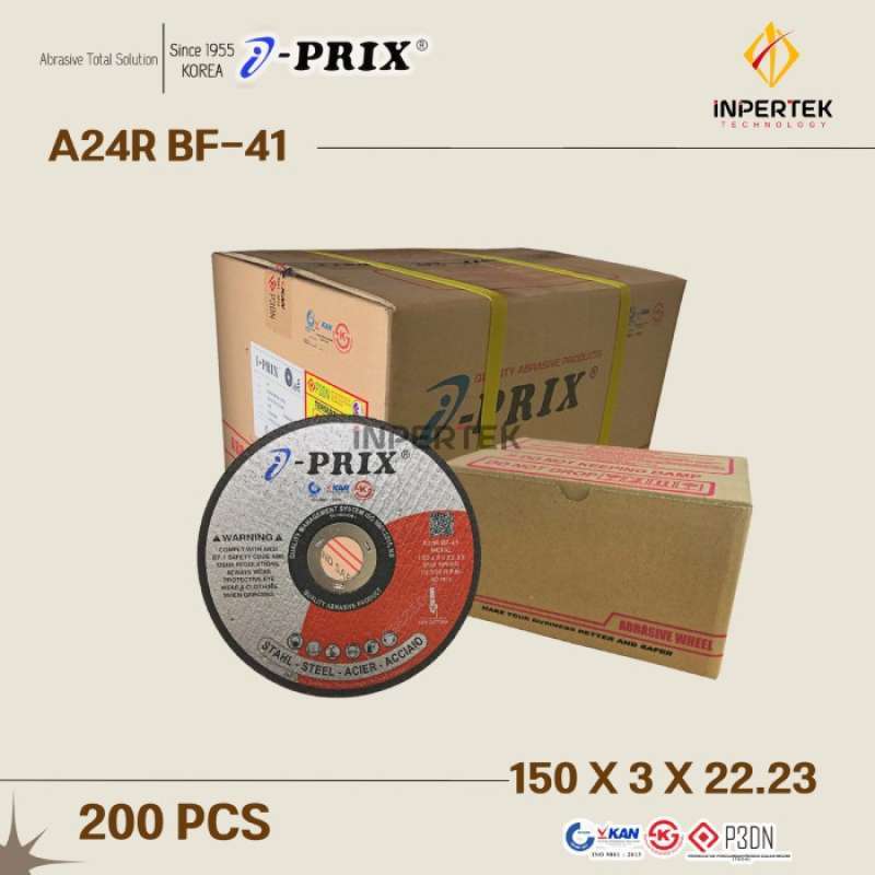 Promo Batu Gerinda 6 Inch I-PRIX Potong 150 X 3 Mata Cutting IPRIX ...