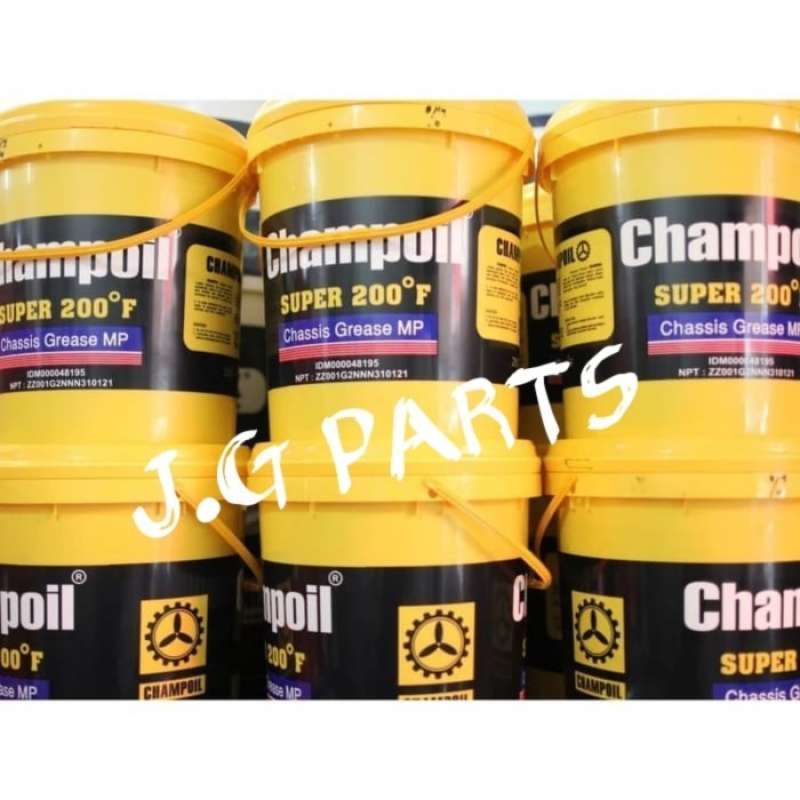 Promo Stempet / Gemuk Champoil Super 200 F Chassis Grease Mp 1 Pail 15 ...