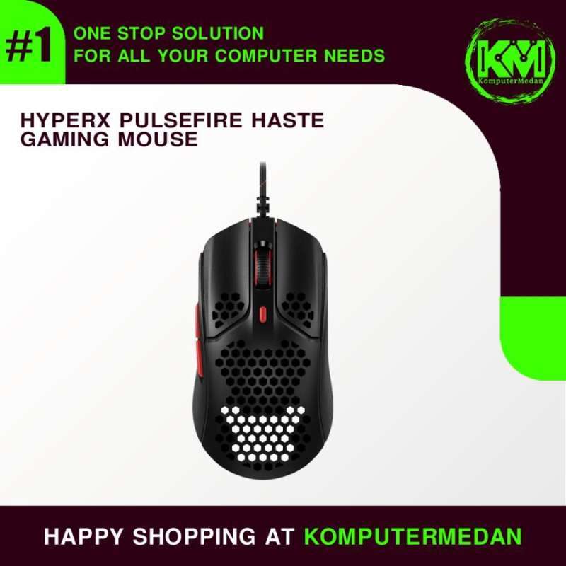 Jual HyperX Pulsefire Haste - Gaming Mouse di Seller KomputerMedan - Komputer Medan | Blibli