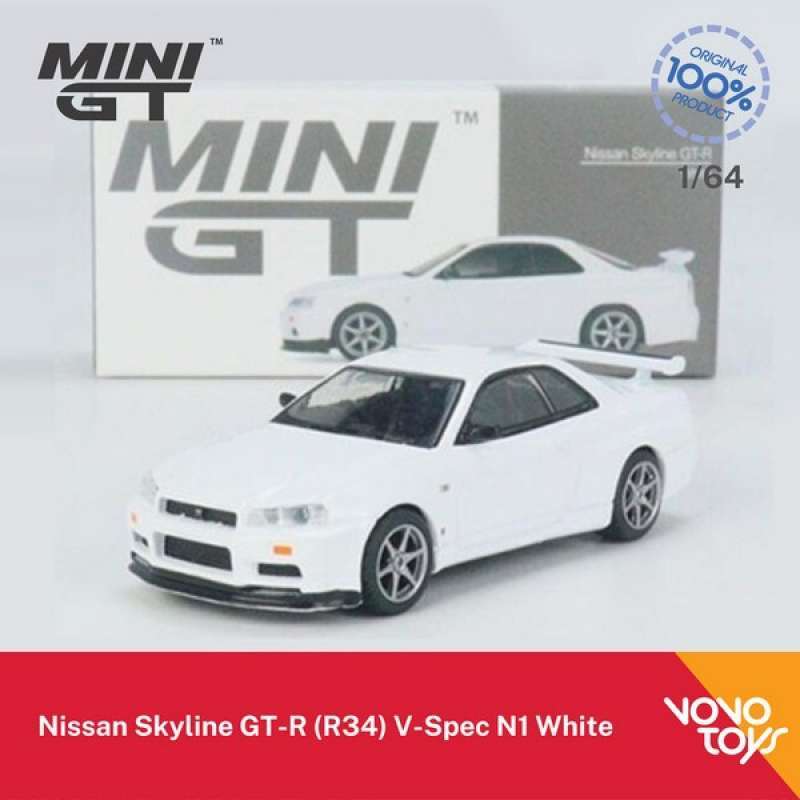 Jual MiniGT 397 Nissan Skyline GT-R R34 V-Spec N1 White Mini GT di ...
