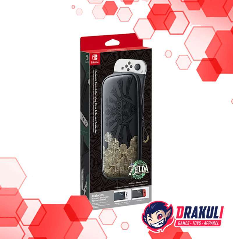 Jual Nintendo Switch OLED Carrying Case & Screen Protector The Legend ...