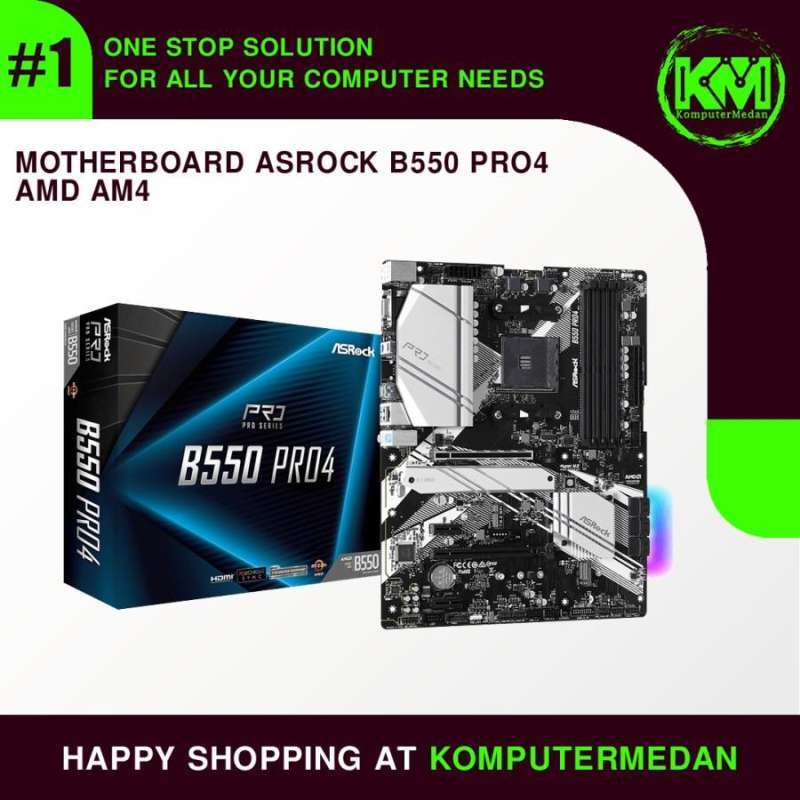 Jual Motherboard Asrock B550 Pro4 Amd Am4 Di Seller Komputermedan ...