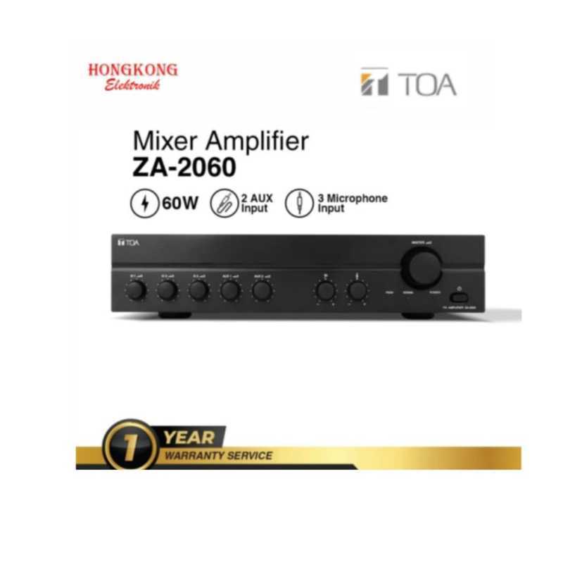 Jual MIXER AMPLIFIER TOA POWER AMPLI AMPLIFIER MODEL ZA-2060 di Seller Hongkong Elektronik ...
