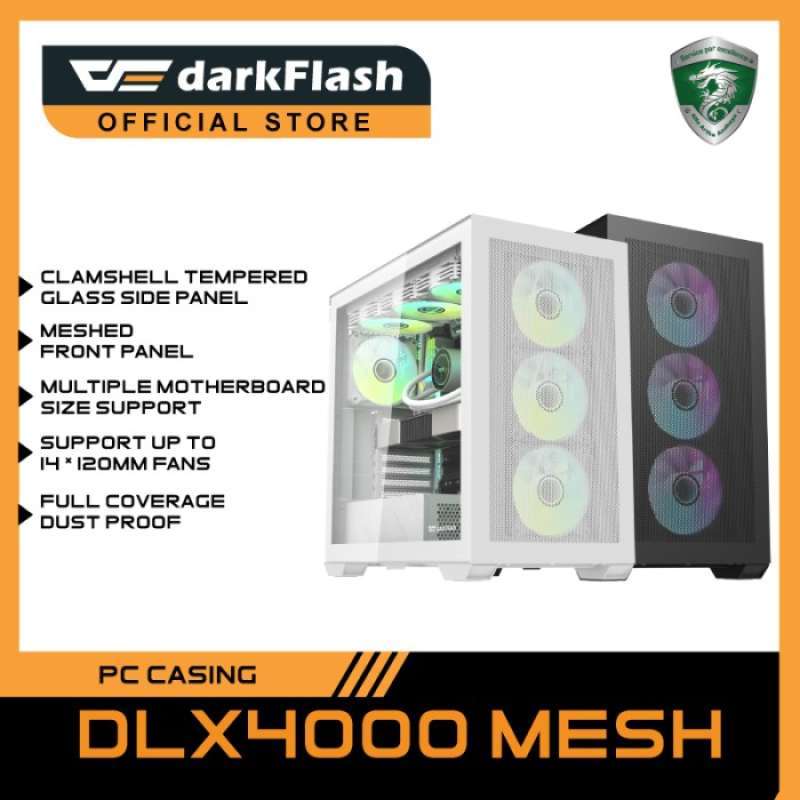 Promo Darkflash Dlx4000 Mesh Eatx Pc Casing [no Fan] Diskon 23% Di Seller Ulita Store - Kalibata ...