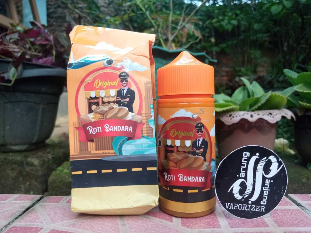 Jual Roti Stasiun / Bandara 100ml V1 V2 V3 Rasa Roti Caramel Coffee ...