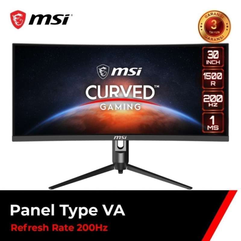 Promo MSI OPTIX MAG301CR2 Curved Gaming Monitor 30 WFHD, 1ms, 200Hz ...