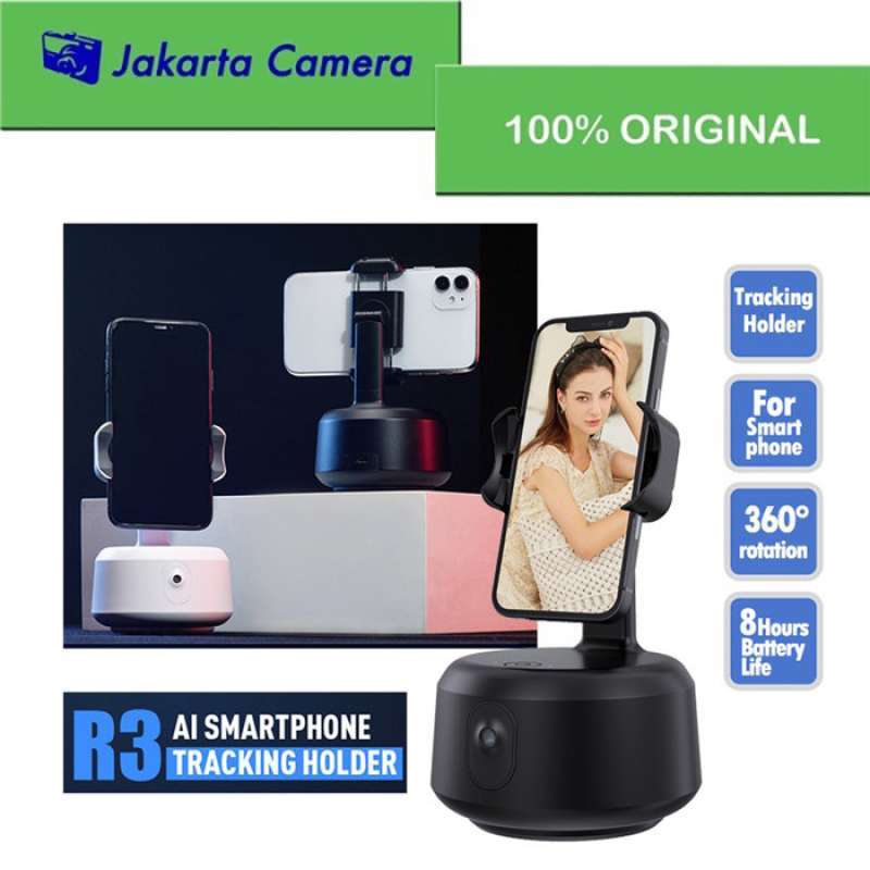 Promo Fotopro R3 AI Smart 360 Tracking Holder Camera for Smartphone ...