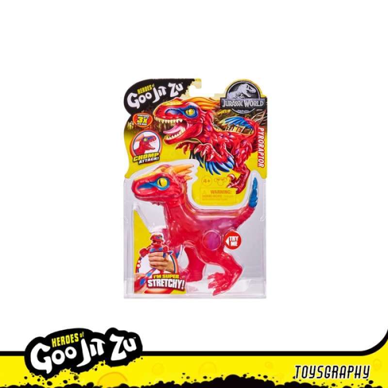 Promo Goo Jit Zu Jurassic World Pyroraptor Chomp Attack Goojitzu ...