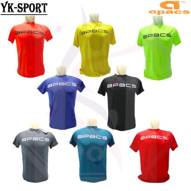 Promo Kaos Badminton Apacs Dry Fit 001 Black Baju Badminton Apacs - XL ...