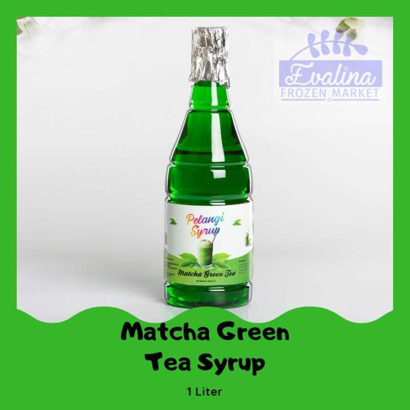Jual Matcha Green Tea Syrup Dari Pelangi Syrup Di Seller Evalina Market ...