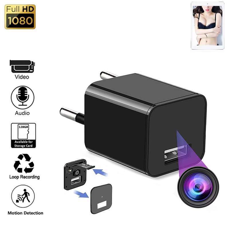 Promo Spy Camera USB Charger Adaptor Full HD 1080P Motion Detection ...
