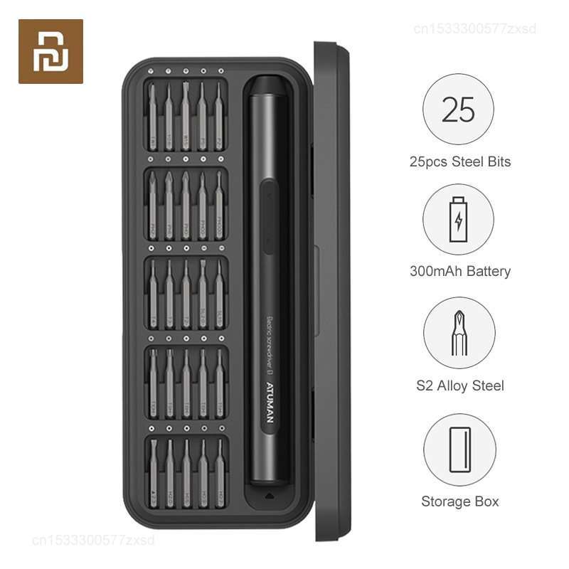 Promo Duka Atuman E1 Electric Precision Screwdriver 25 In 1 Type-c ...