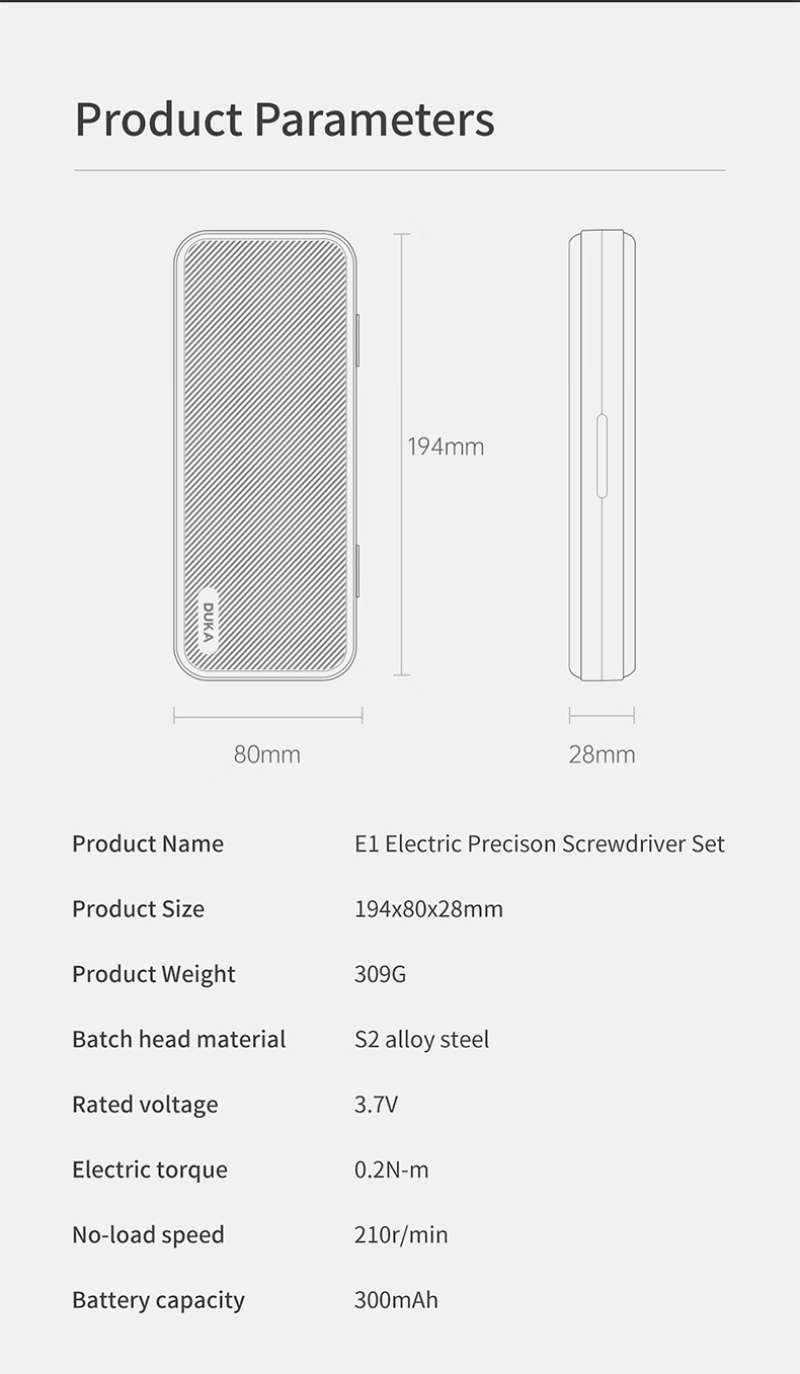 Promo Duka Atuman E1 Electric Precision Screwdriver 25 In 1 Type-c ...