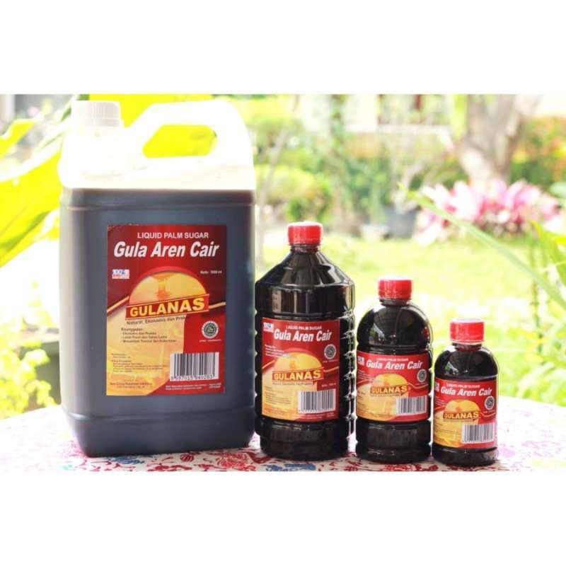 Jual Gulanas Gula Aren Cair 5 Liter Kemasan Jerigen Produk Asli ...