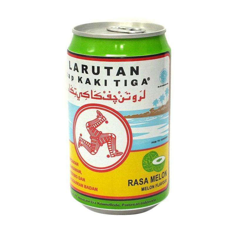 Jual Cap Kaki Tiga K3 Melon Larutan Penyegar [320 mL/ Kemasan Kaleng] di Seller Sadha Makmur ...