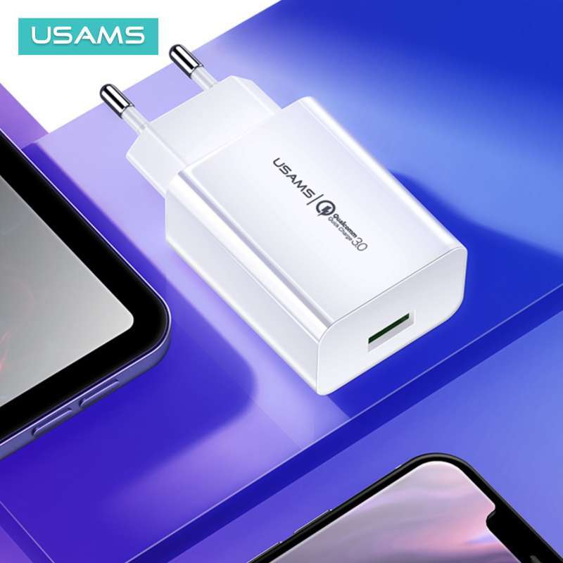 Promo Usams T22 Adapter Charger Fast Charge 18w Qc 3.0 Diskon 51% Di ...