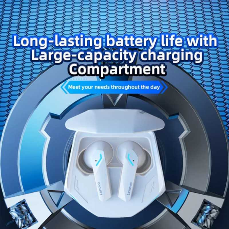 Promo Lenovo Thinkplus Gm2 Pro Tws Wireless Earbuds Headset Bluetooth Gaming Bt 5.3 Diskon 2% Di ...